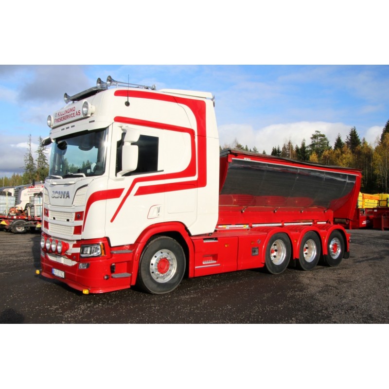 Scania R Highline 6x4 half-pipe tipper 3assi Alta Lastebilsentral ...