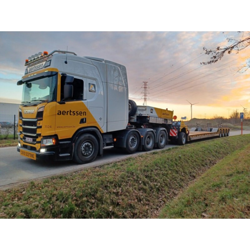 Scania R Highline 6x4 half-pipe tipper 3assi Alta Lastebilsentral ...